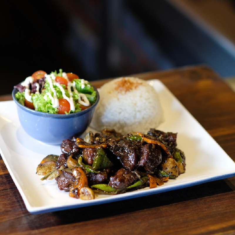 Dice Beef Black Pepper Sauce